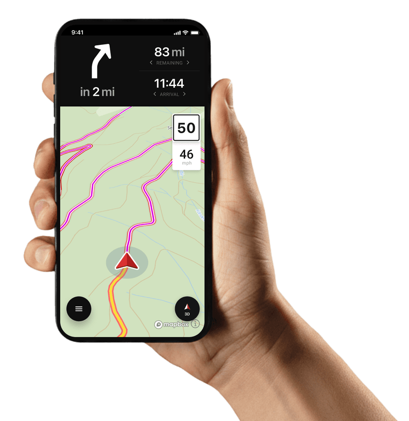 calimoto: the #1 app for motorcycle navigation and route planning